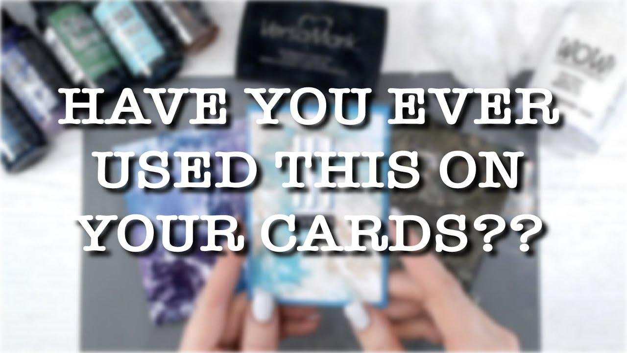 NEW MIXED MEDIA TECHNIQUE!! Try THIS hou | Paper Crafting with Lou ...