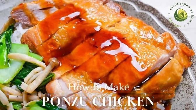 Easy and Delicious Ponzu Chicken Recipe | Videos | Comida Cultural ...