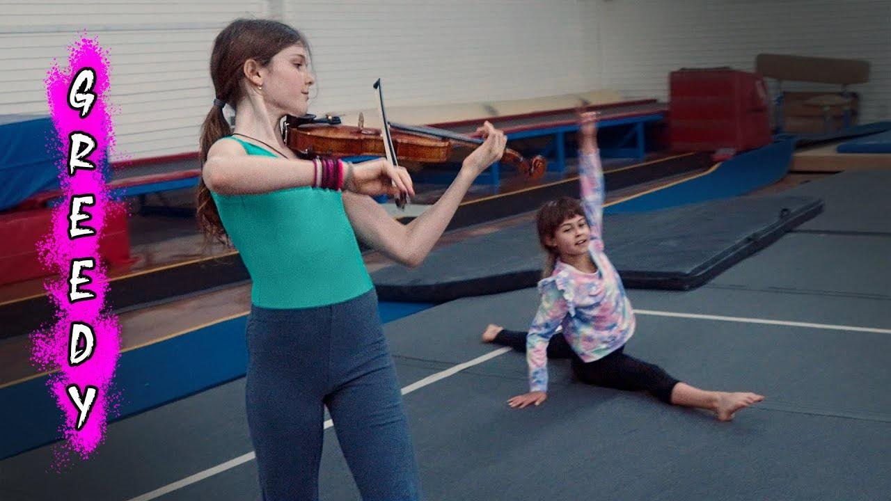 Tate McRae “Greedy” on Violin by Miriam and Martin ft. Kiley | Videos ...