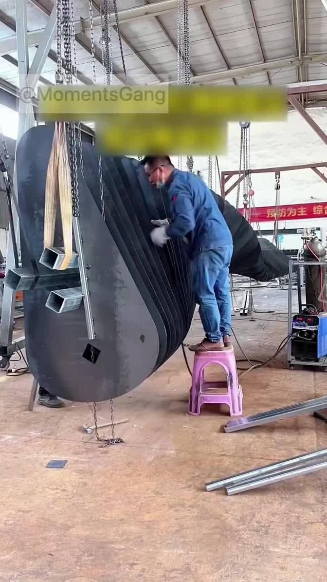 Building a new monument | Shorts | Interesting moment | Gan Jing World ...