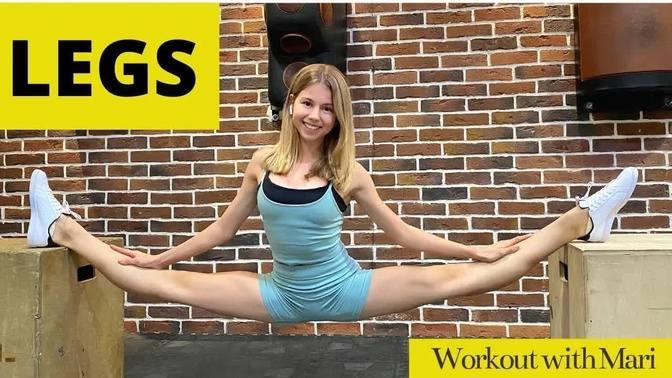 Legs Workout In A Gym Mari Kruchkova
