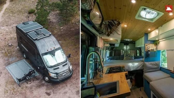 Amazing Off-Grid Adventure Van | Full Tour | Videos | Tiny House ...